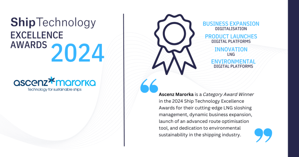 Ship Technology Excellence Awards 2024 - Ascenz Marorka